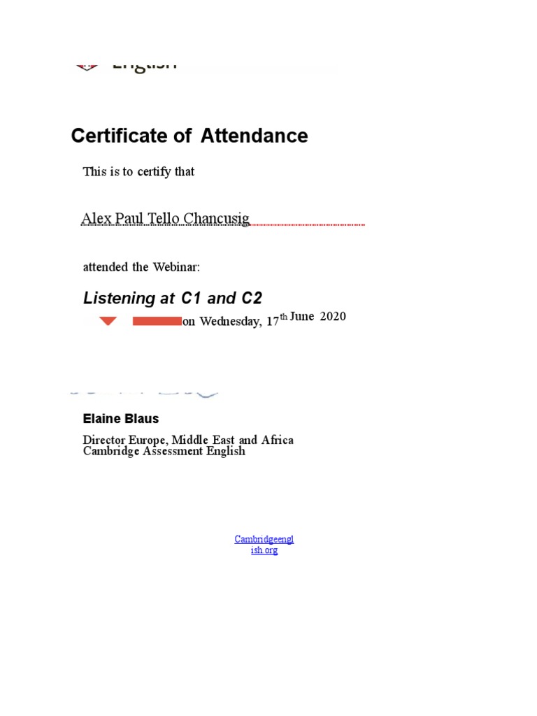 Listening at C1 & C2 | PDF