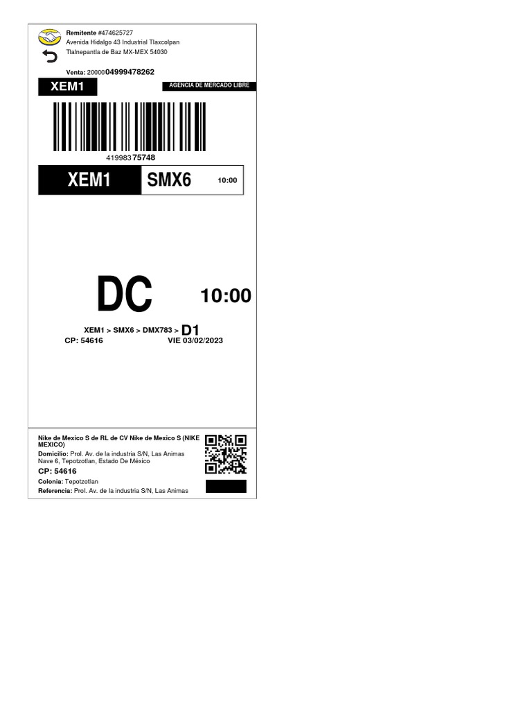 Shipment Labels 230126205509 | PDF