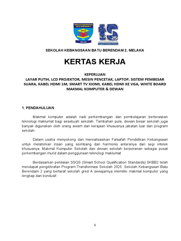 Surat Proposal Ict | PDF