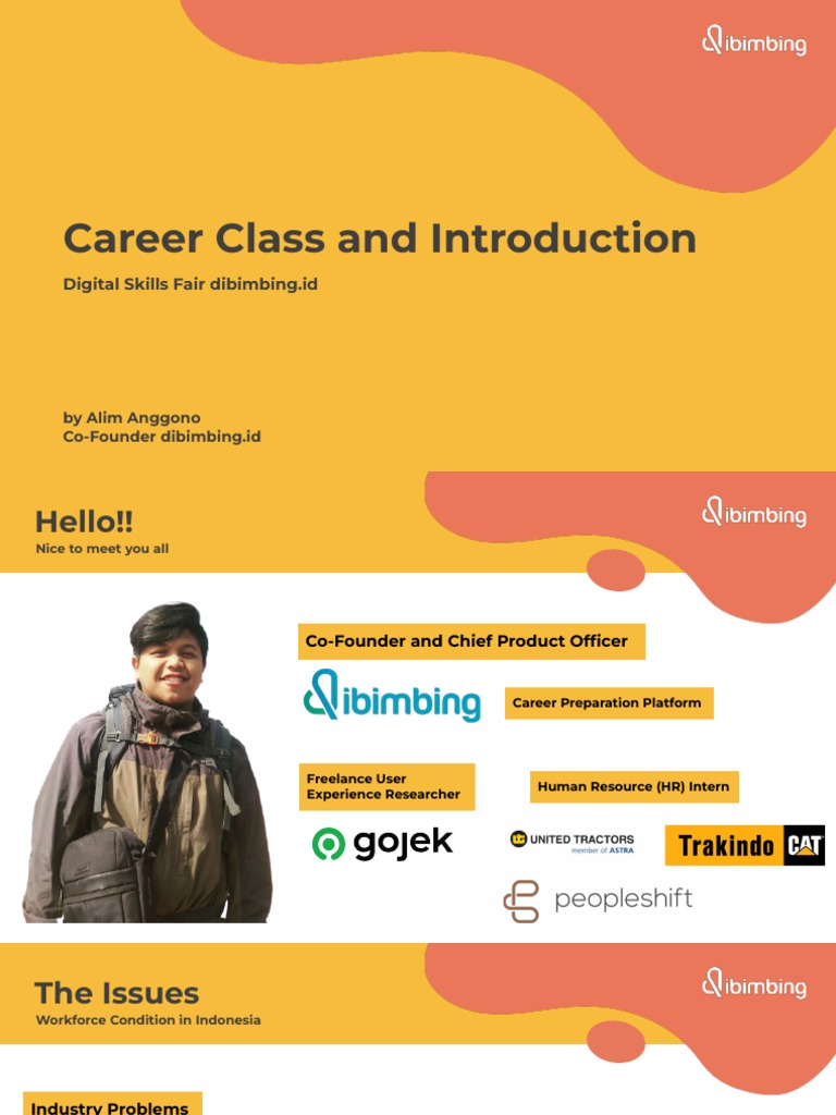 Career Session Deck - Digital Skill Fair | PDF | User Experience ...