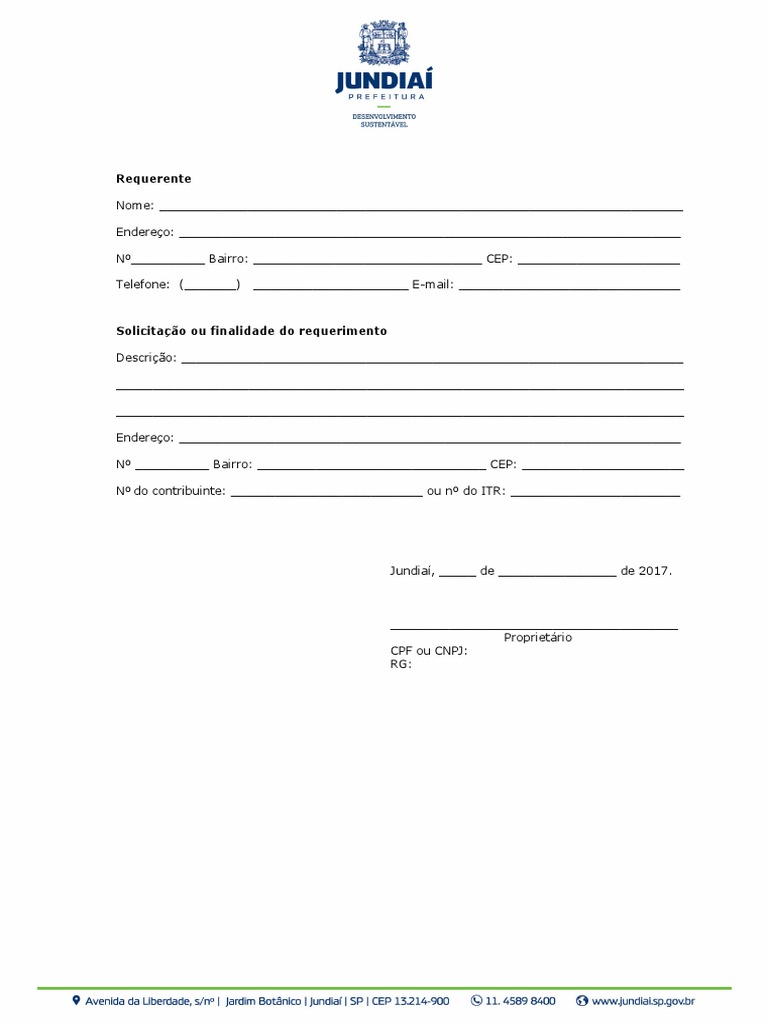 Modelo 1 Requerimento | PDF