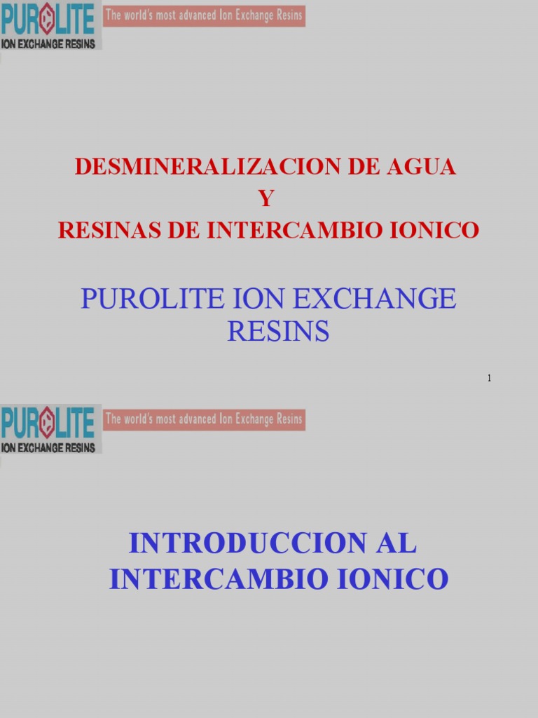 Chalda Desmineralizador | PDF | Agua | Sal (química)