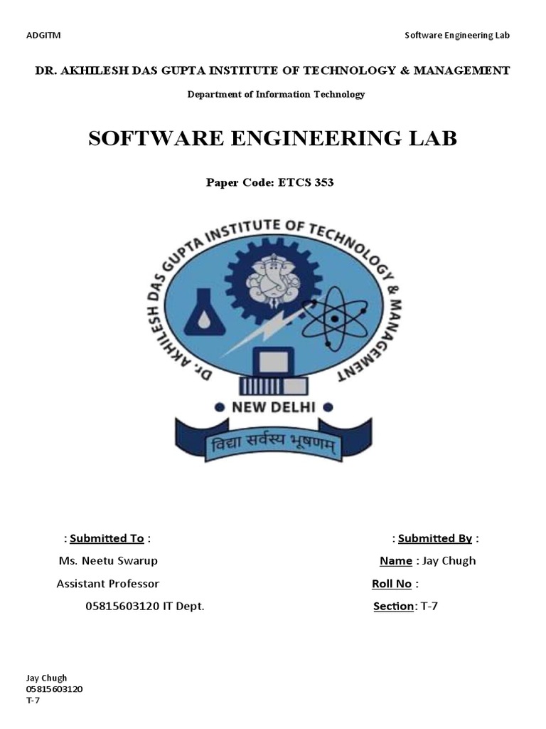 SE Lab File (Execution) | PDF | Component Based Software Engineering ... SE Lab File (Execution) | PDF | Component Based Software Engineering ...