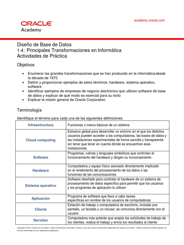DD 1 4 Practice Es | PDF | Hardware de la computadora | Sistema operativo