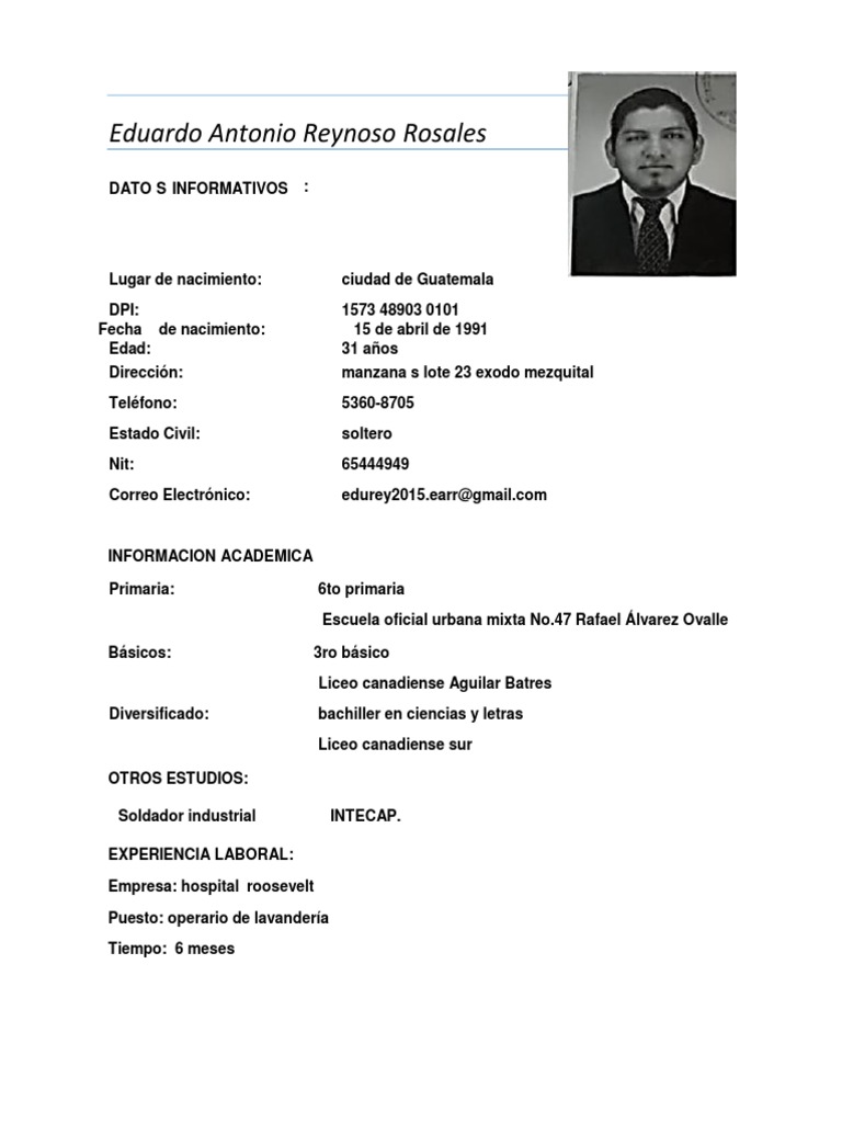 CV Eduardo | PDF