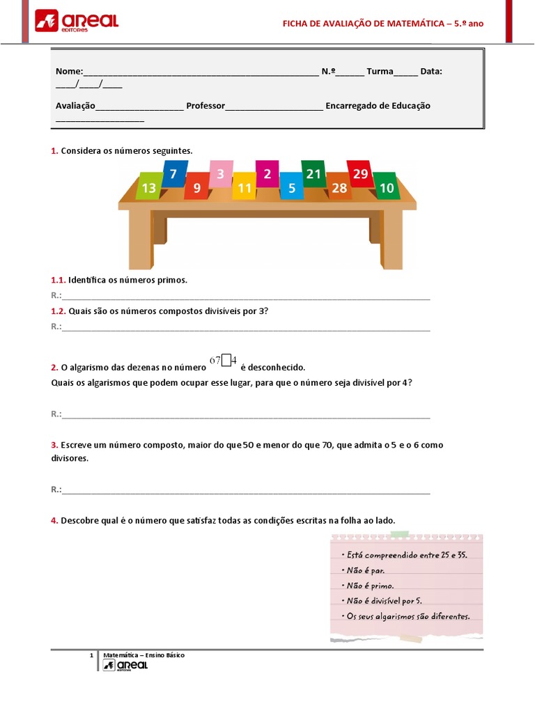 Ae 2ceb Nmsi5 Teste1 Nov2021 | PDF | Métodos e Materiais de Ensino