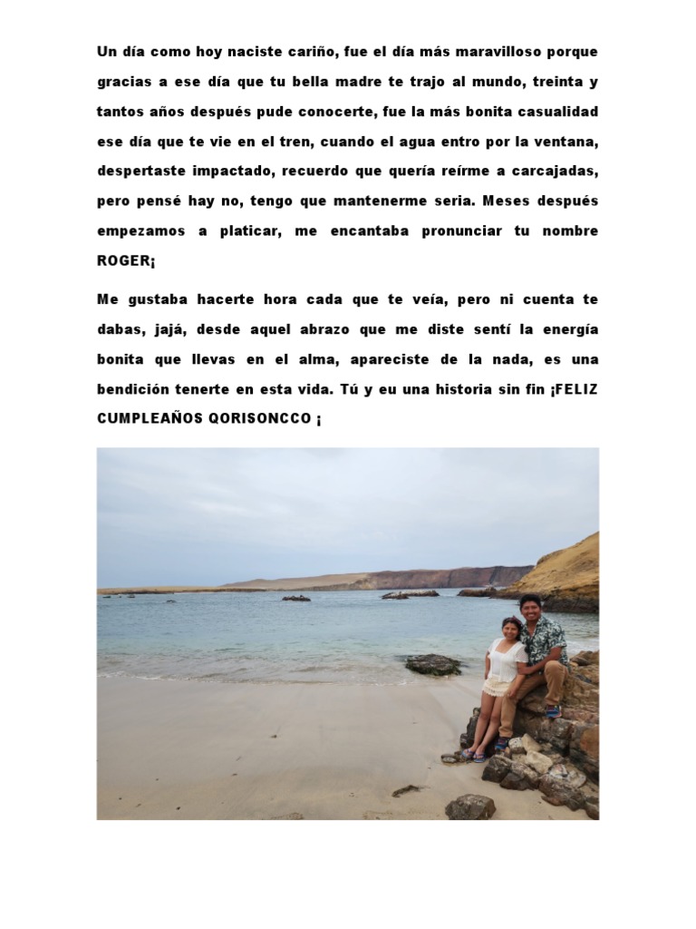 Un Día Como Hoy Naciste Cariño | PDF Un Día Como Hoy Naciste Cariño | PDF