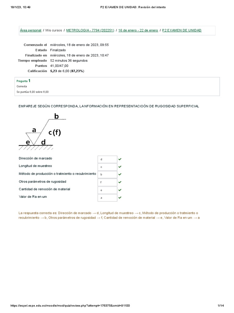 P2 EXAMEN DE UNIDAD - Revisión Del Intento Metro | PDF | Medición | Science P2 EXAMEN DE UNIDAD - Revisión Del Intento Metro | PDF | Medición | Science