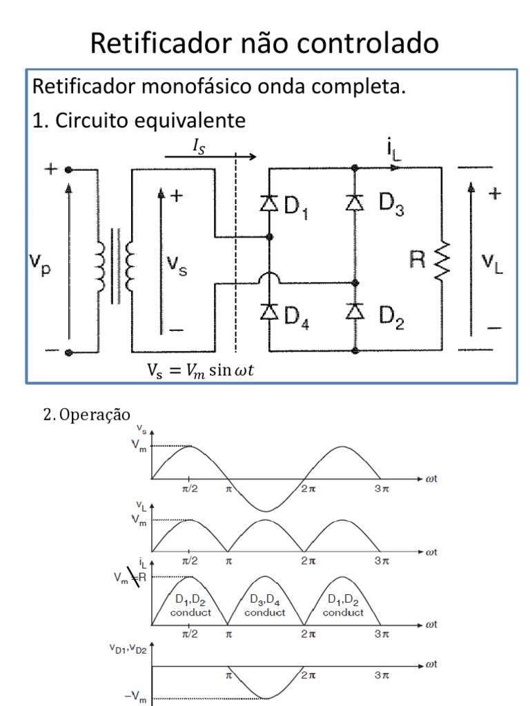 Retificador No Controlado Onda Completa 2021-01 | PDF | Retificador ...