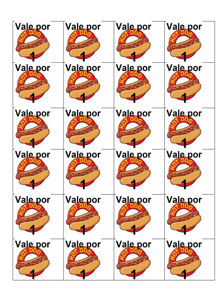 Vale 1 Hot Dog | PDF