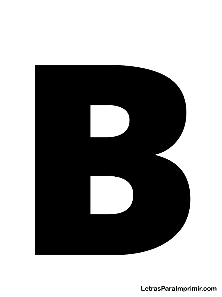 Letras Grandes para Imprimir 4 (1) 1 | PDF