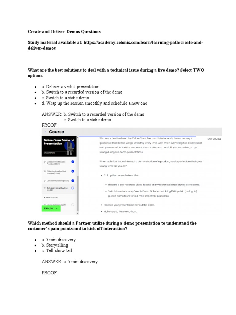 Demo Strategies for Celonis Partners | PDF | Performance Indicator ...