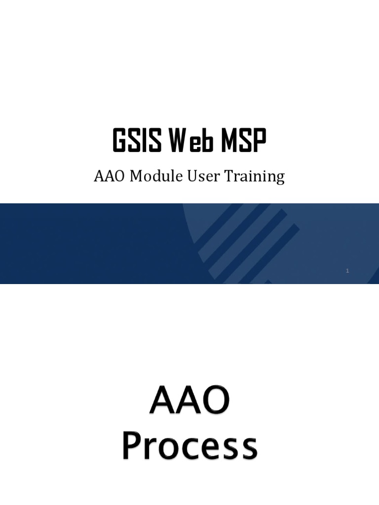 GSIS Web MSP AAO Processing | PDF | Zip (File Format) | Email Address