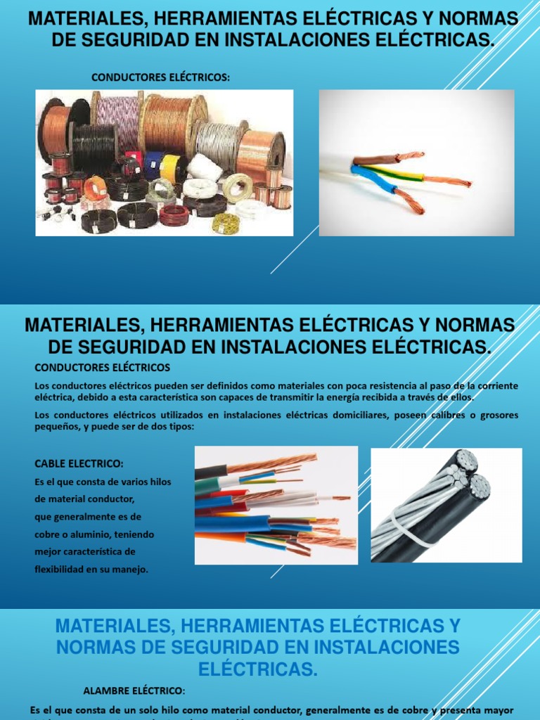 C 2.1 Conductores Eléctricos | PDF | Aislador (Electricidad) | Cableado ...
