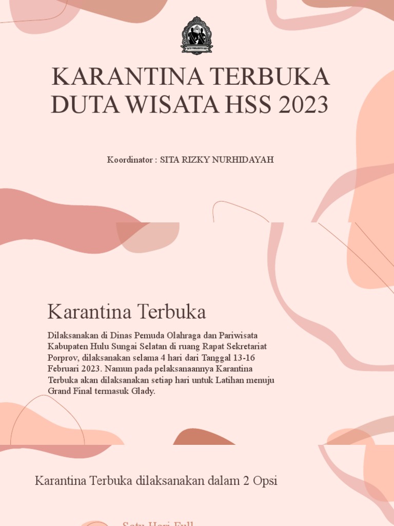 Karantina Terbuka Konsep | PDF