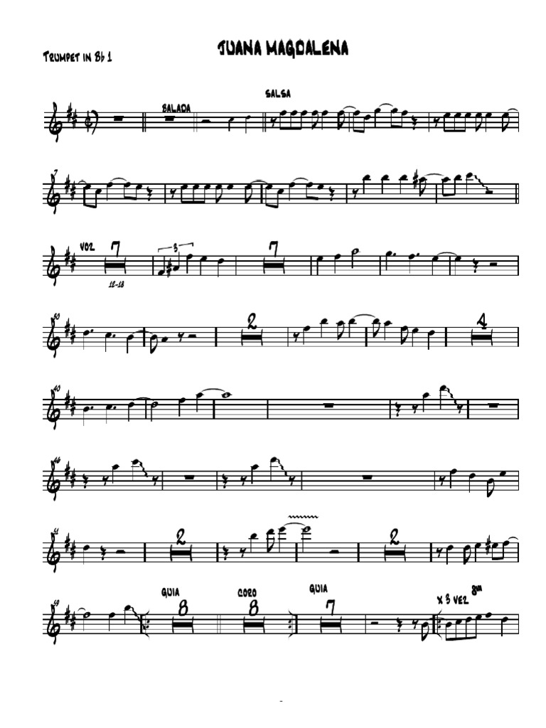 Qdoc - Tips - Charanga Habanera Juana Magdalena | PDF