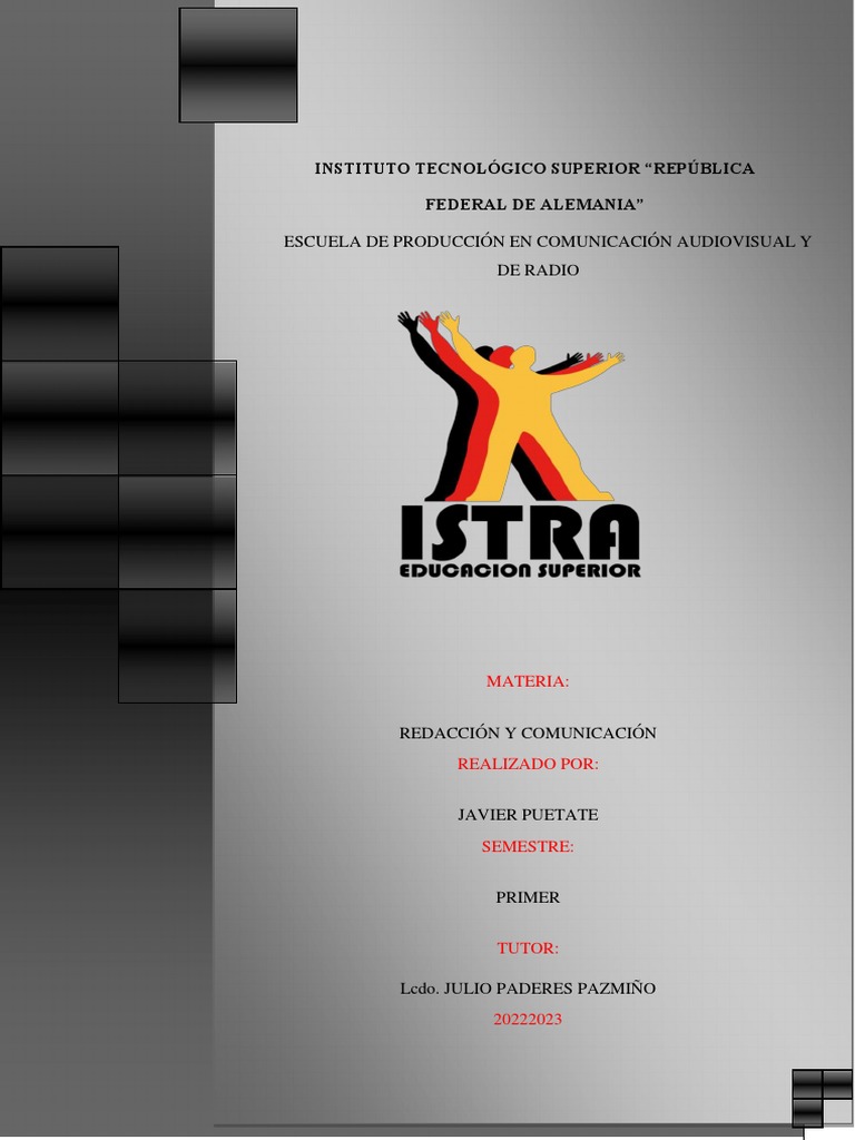 Enviar Hoy, Proyecto Final Redacción Edwin-1 | PDF | Comunicación | Los símbolos