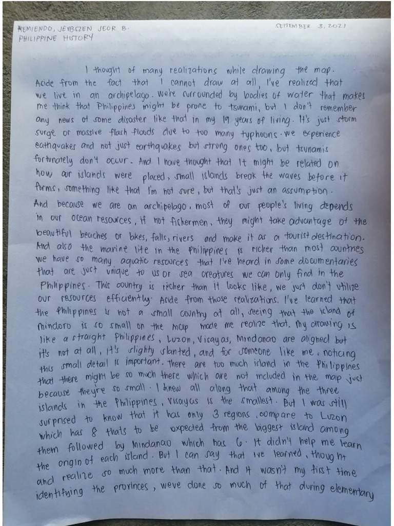 Philippine History, Reflective Essay | PDF