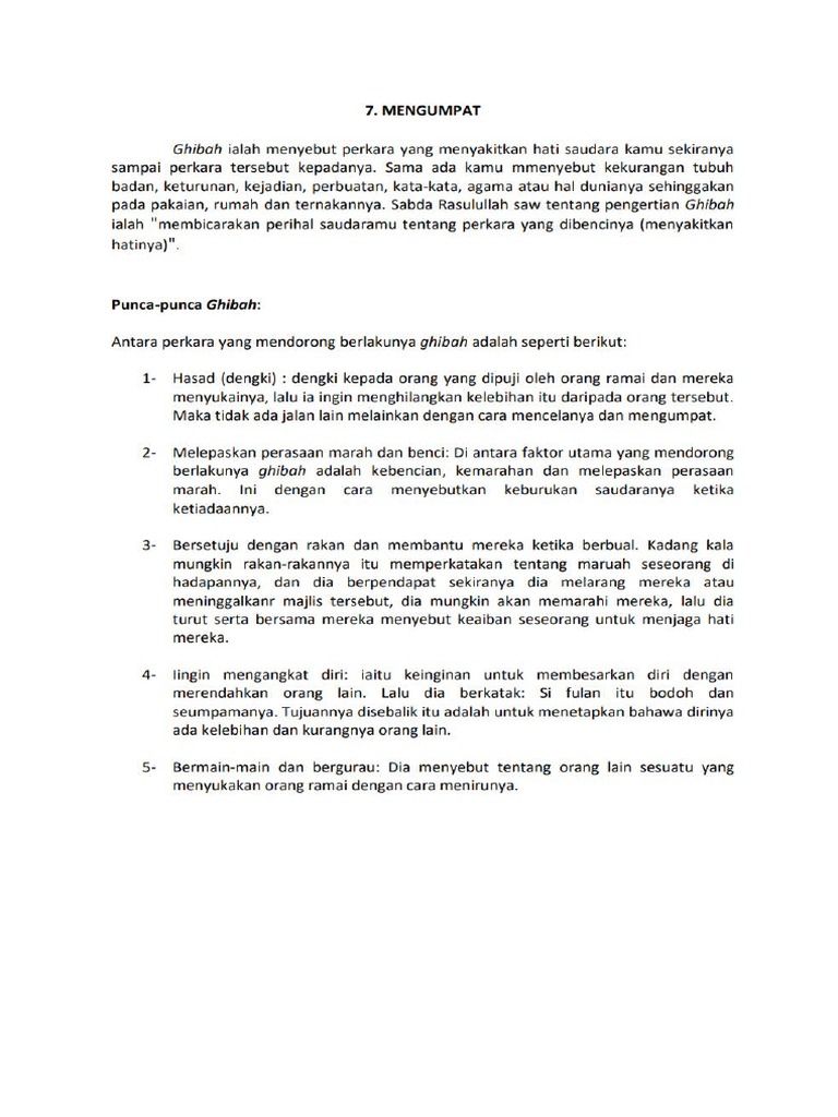 Maksud Mengumpat | PDF