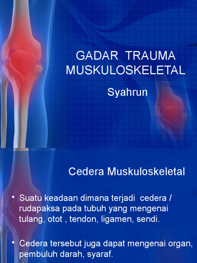 Gadar Trauma Muskuloskeletal | PDF