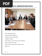Office Administration Sba Breakdown 2025 | PDF | Career & Growth | Business