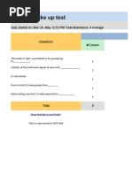 PET Answer Sheet | PDF