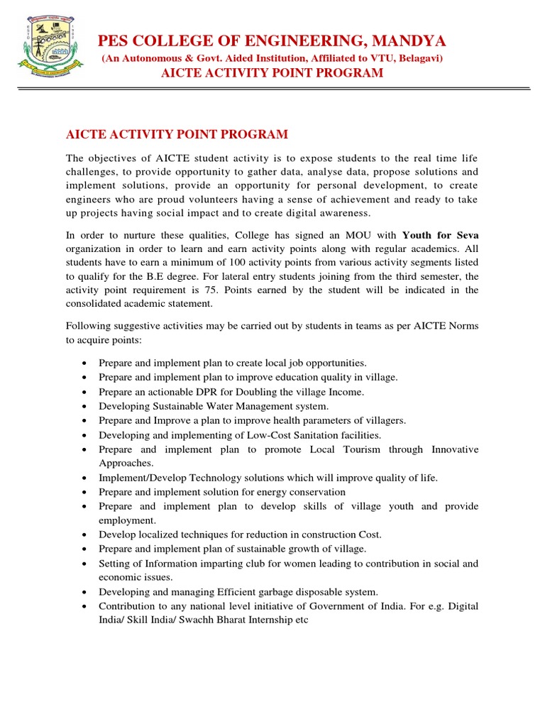 Report Aicte Activity | PDF | Economies