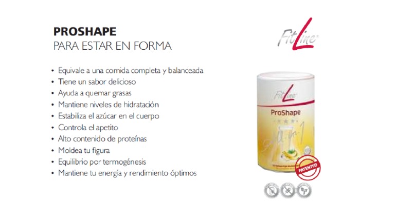 Ficha Tecnica Del Proshape | PDF