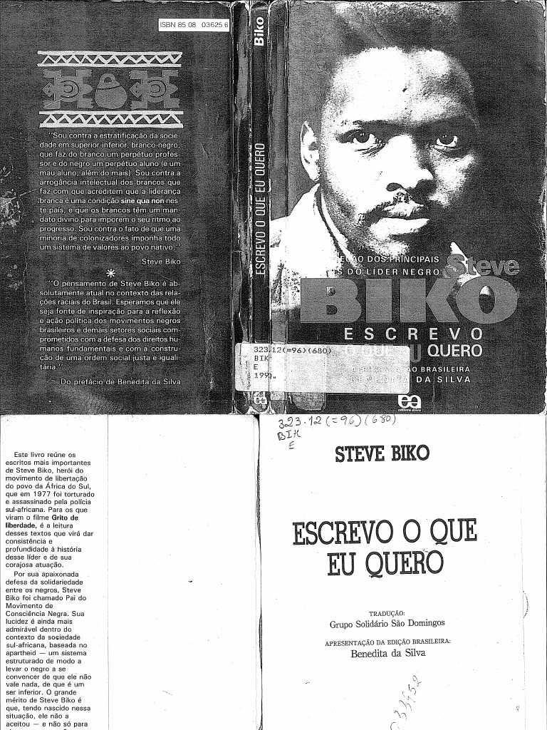 Steve Biko - Escrevo o Que Eu Quero | PDF