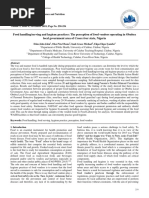 Local and Foreign RRL | PDF | Foodborne Illness | Food Safety