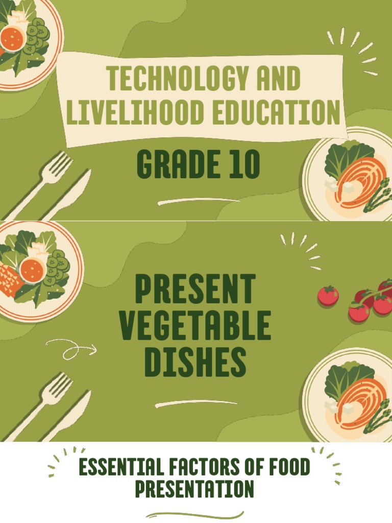 Tle 10 - Lesson 3 | PDF | Foods | Food And Drink