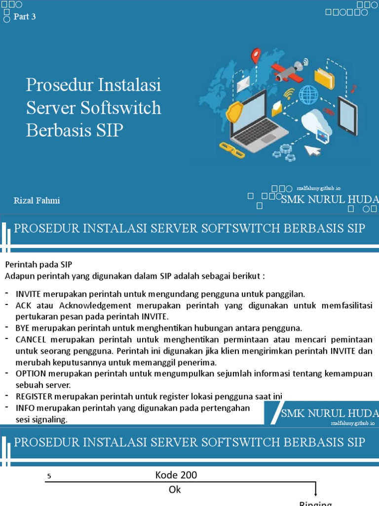 Prosedur Instalasi Server Softswitch Berbasis SIP - 3 | PDF