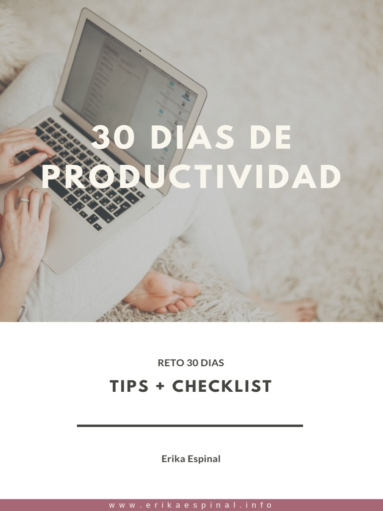 Checklist-Reto 30 Dias de Productividad | PDF