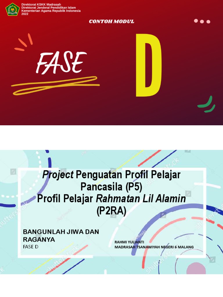 Contoh Modul P5PPRA Fase D Ok Kirim1 | PDF