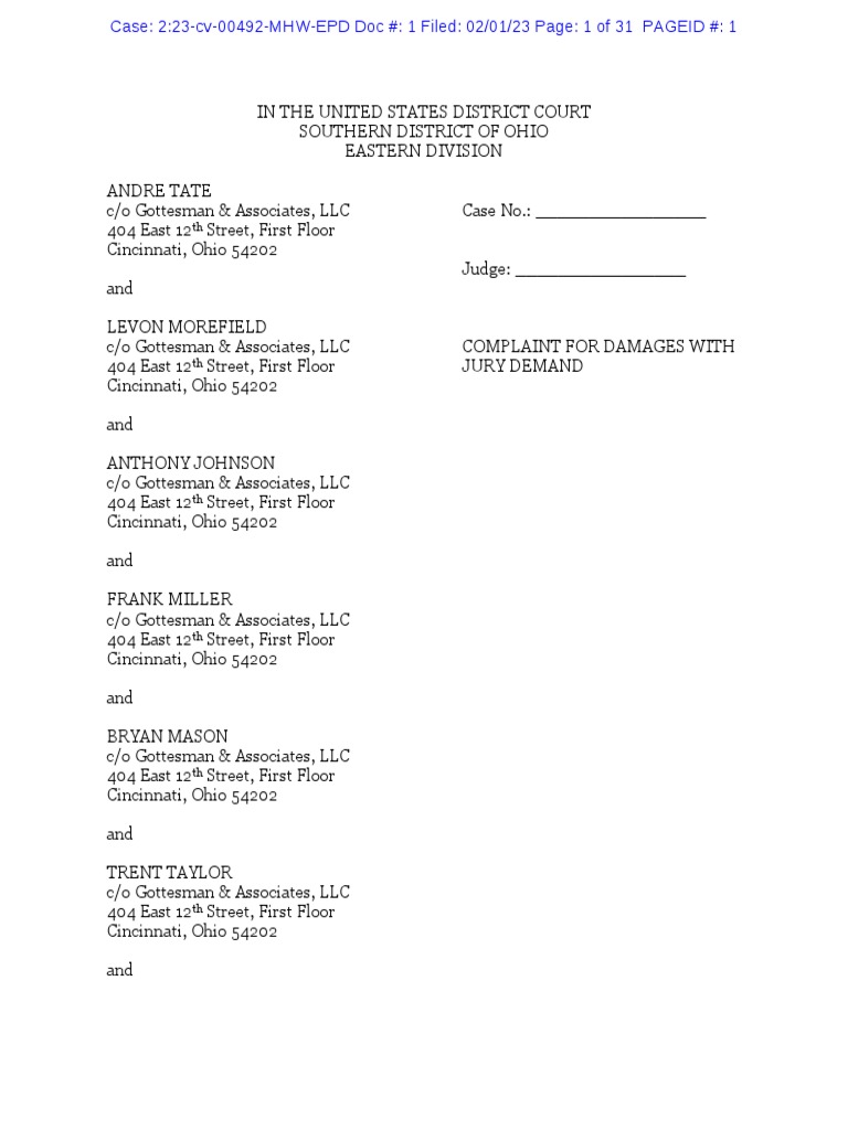 Columbus Officers Suing City | PDF | Damages | Equal Employment ...