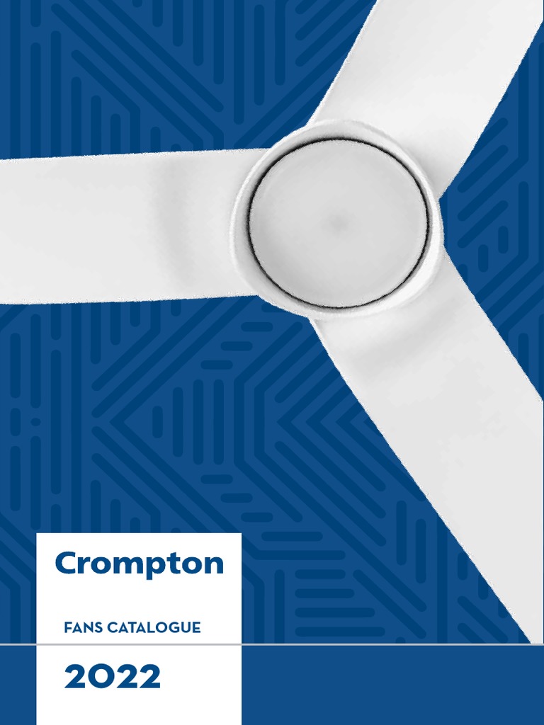 Crompton Fans Brochure J5002 A3942 | PDF | Decibel | Efficient Energy Use