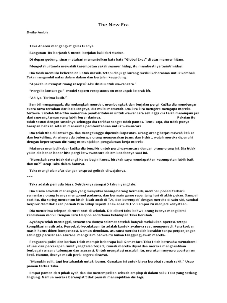 Perjuangan Taka Menuju Global Exos | PDF | Game & Aktivitas | Ilmu Sosial