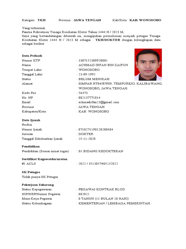 Pendaftaran TKHI | PDF | Pengelolaan Keuangan & Uang | Ilmu Sosial