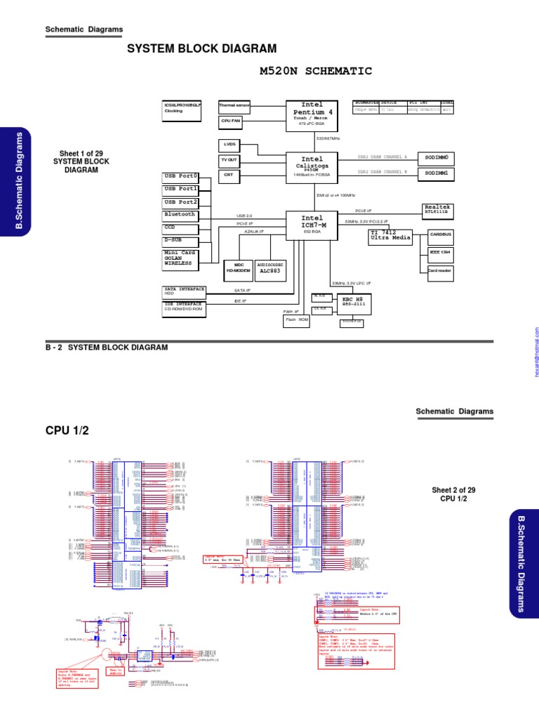 Clevo M520N - 6-71-M52N-D03 - REV 1.0 I | PDF | Computer Related Introductions | Computer ...