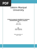 ABEL SISAY (Research Proposal) | PDF | Job Satisfaction | Employment