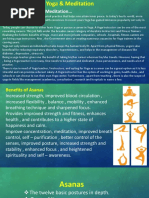 84 Yoga Asanas All in One | PDF | Mind–Body Interventions | Meditation
