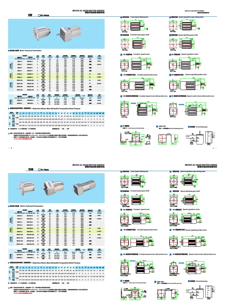 2 - AC Gear Motor | PDF