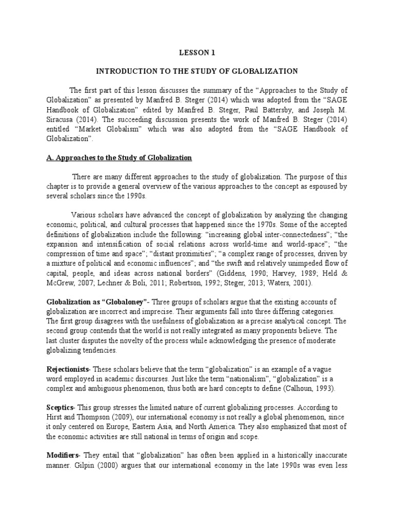 M1 | Download Free PDF | Globalization | Economies