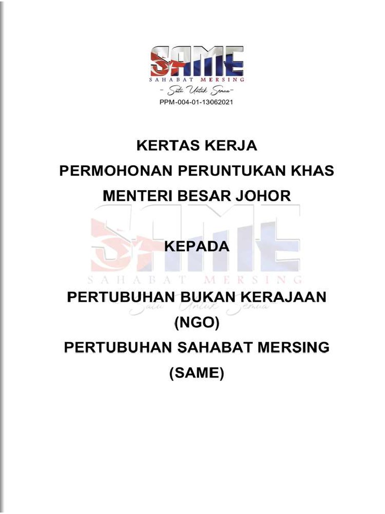 Contoh Kertas Kerja Portfolio Pdf