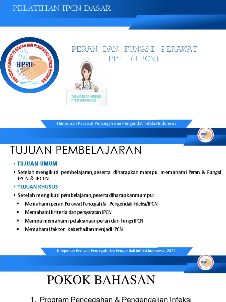 Peran Dan Fungsi IPCN HIPPII 2022 | PDF