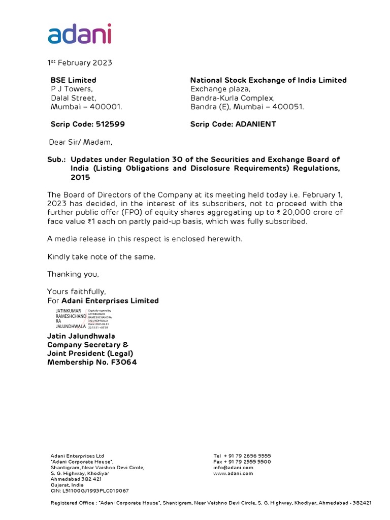 Adani | PDF | Stocks | Business Economics