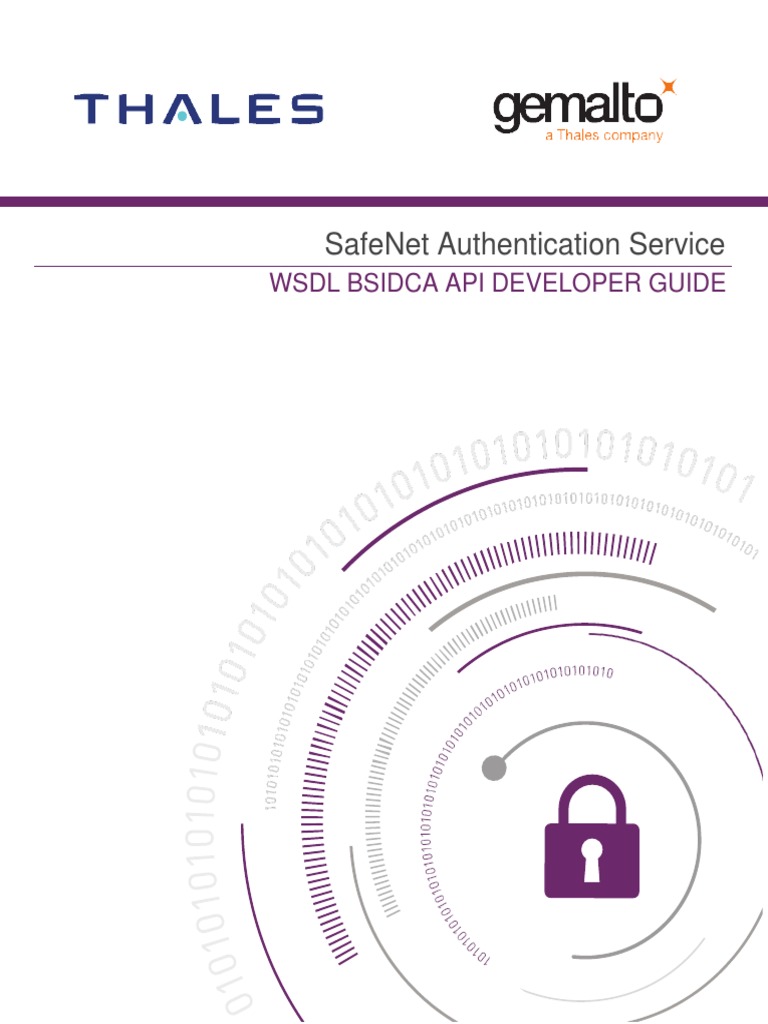 007-000111-001 SAS WSDL BSIDCA API Developer Guide v2.0 RevB | PDF | User (Computing) | Password