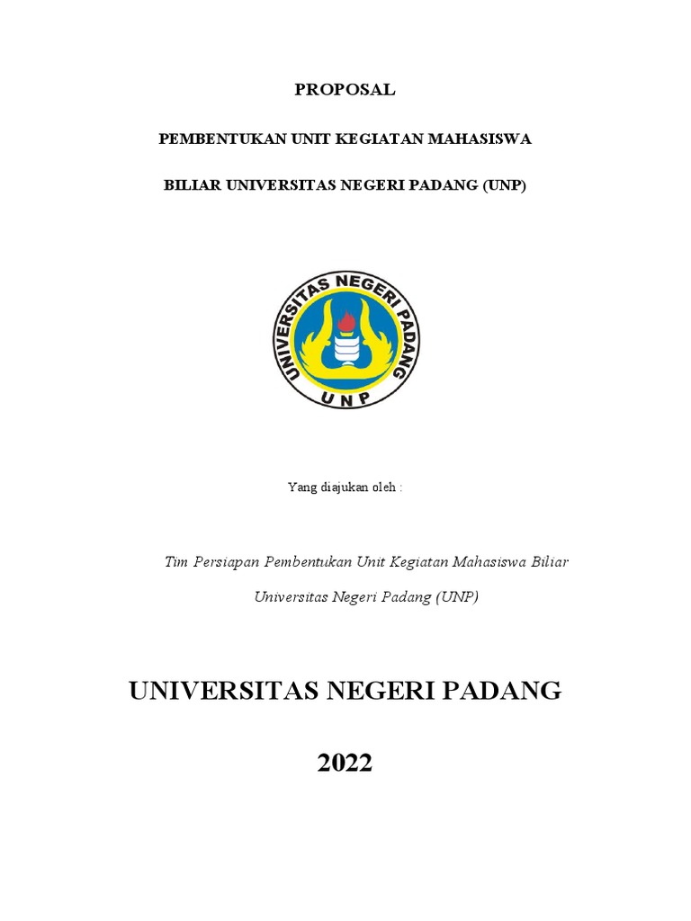 Proposal Ukm Biliar Unp | PDF