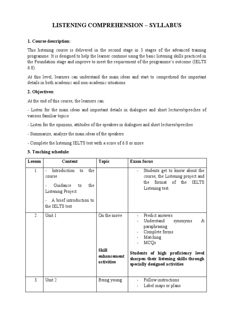 C7beb78f - de Cuong Chi Tiet Hoc Phan Nghe CLC 2019-2020 | PDF | International English Language ...