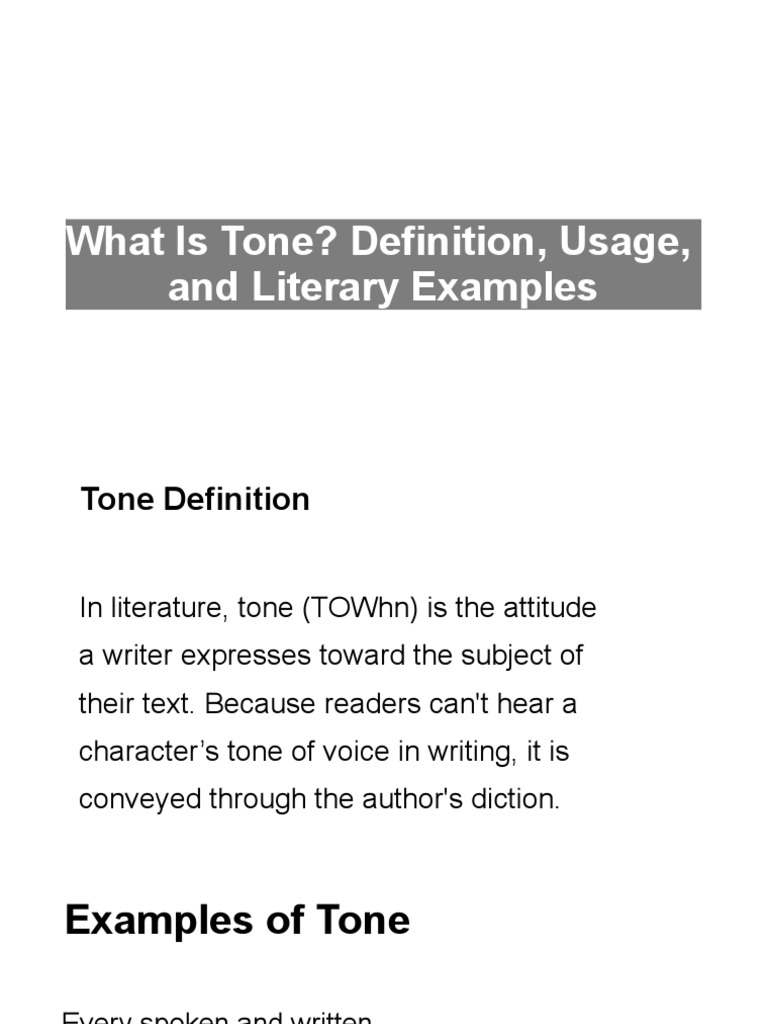 Tone and Imagery | PDF | Senses | Taste